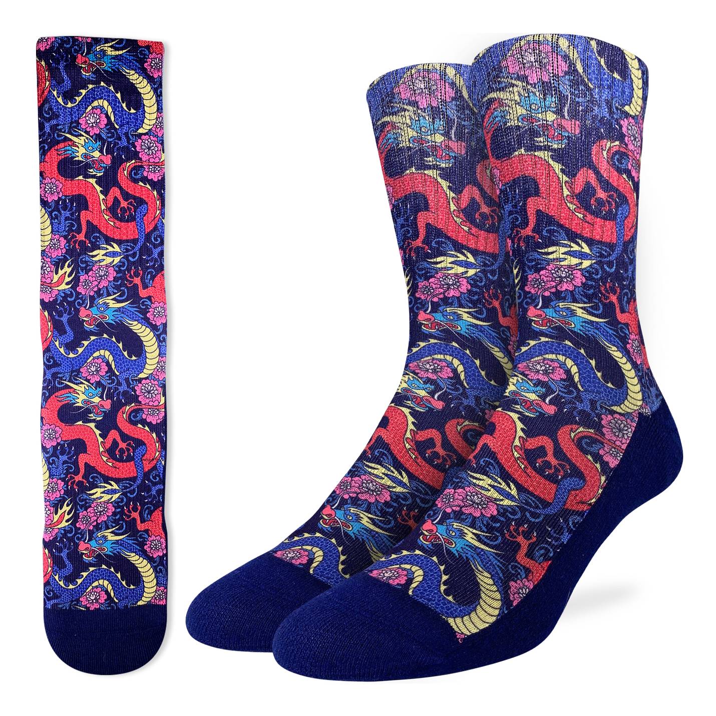 Men's Chinese Dragons Socks – Good Luck Sock