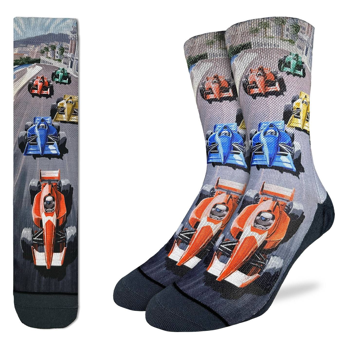 Men's Formula Racing Cars Socks – Good Luck Sock