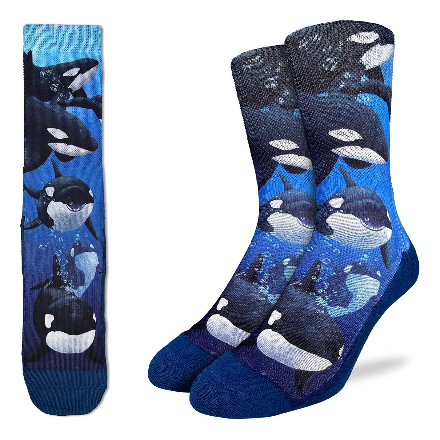 Men's Pod of Orcas Socks – Good Luck Sock