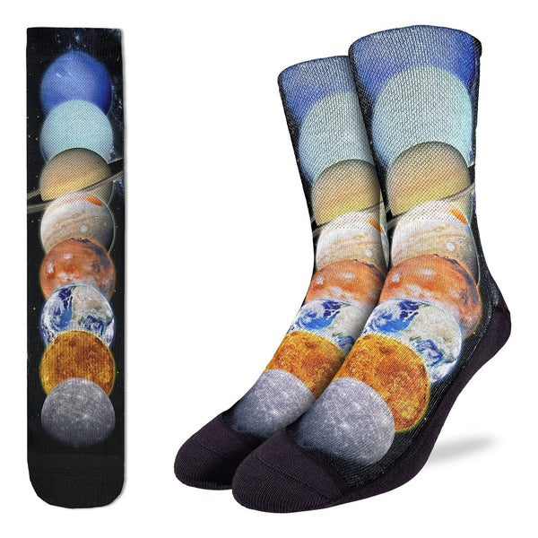 Men's Planets of the Solar System Socks – Good Luck Sock