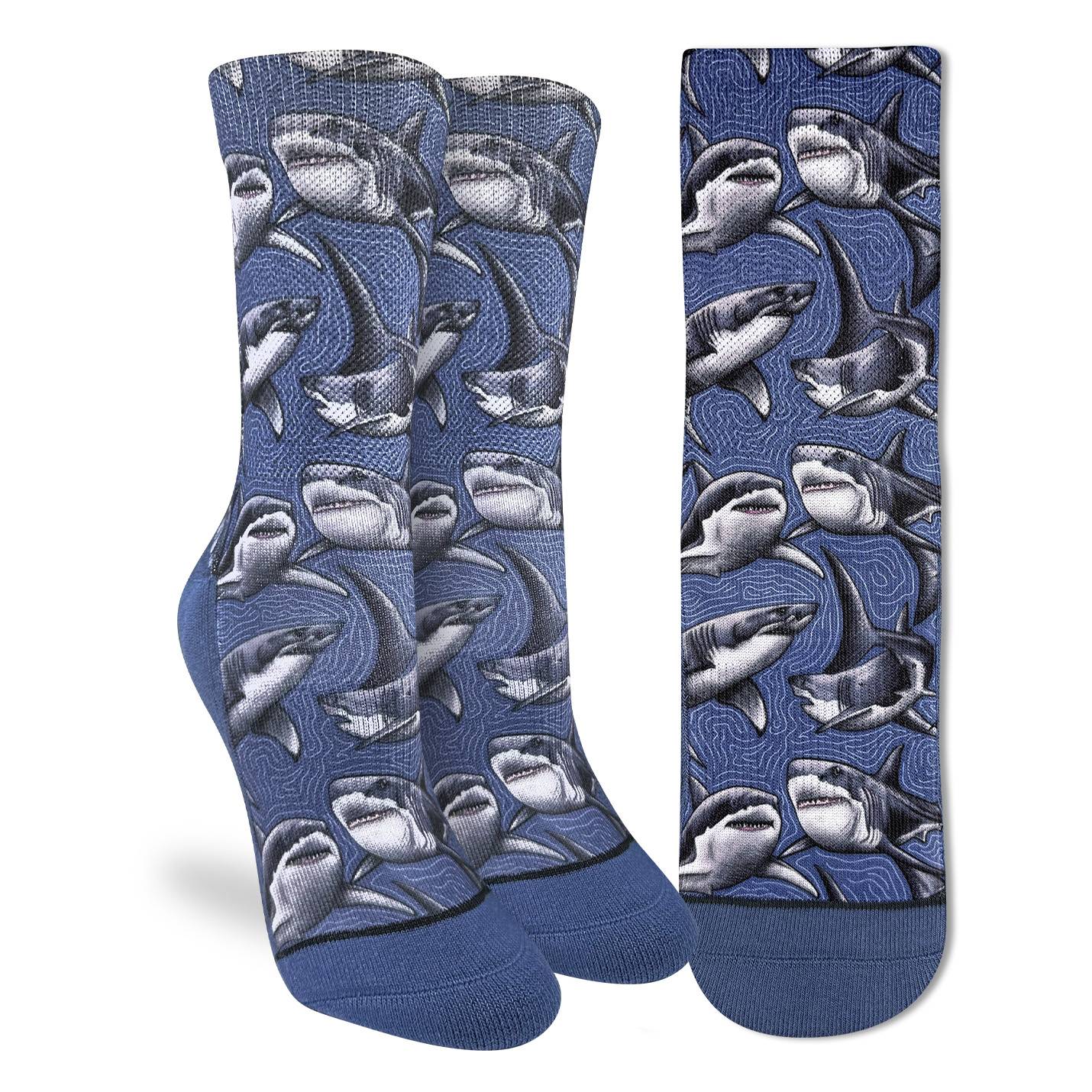 Women's Great White Sharks Socks – Good Luck Sock