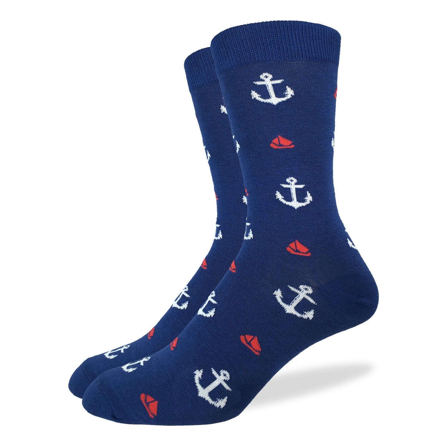 Men's Navy Anchors & Boats Socks – Good Luck Sock