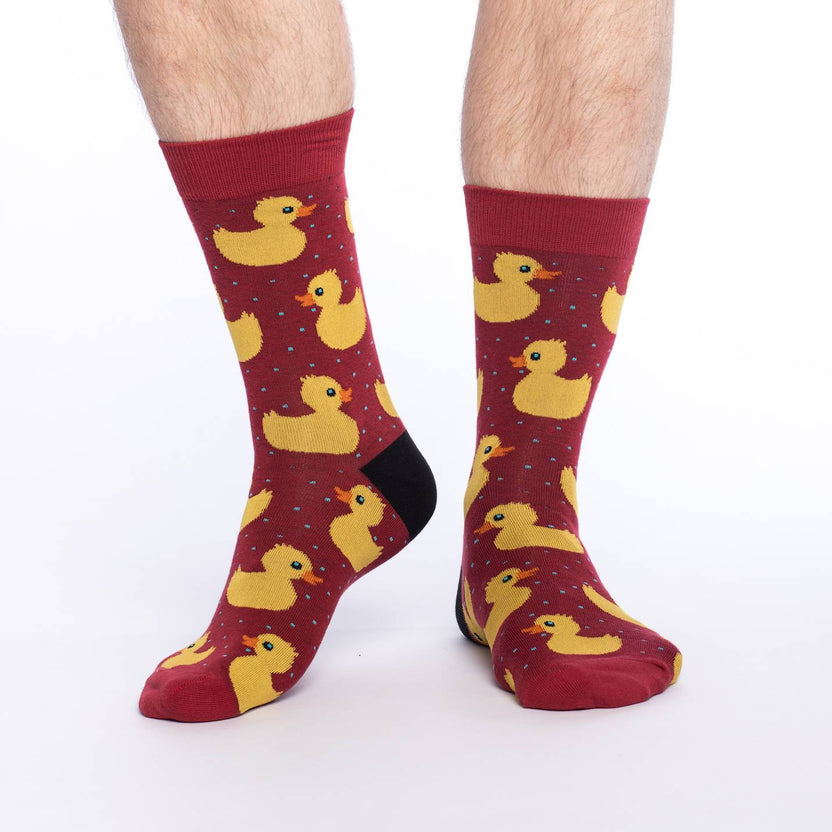 Men's Big & Tall Rubber Ducks Socks – Good Luck Sock