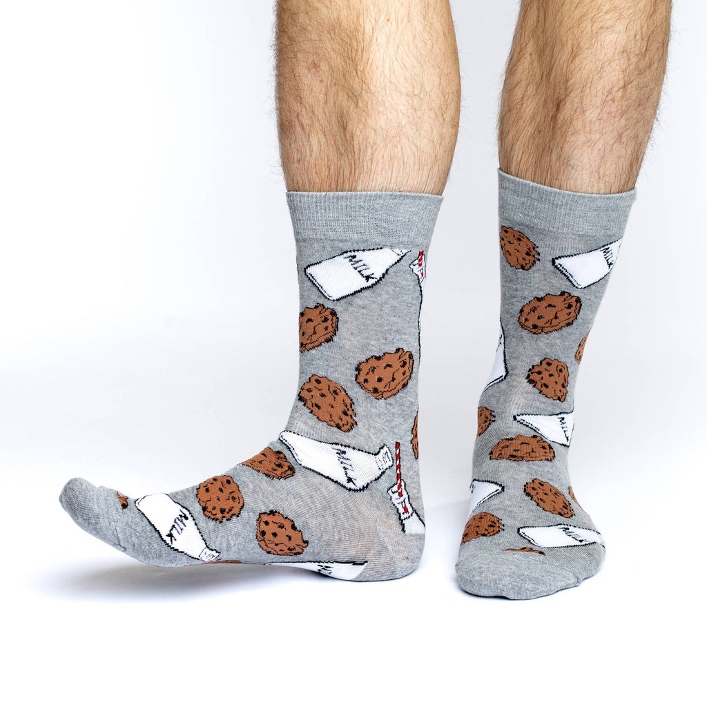 Men's Milk & Cookies Socks – Good Luck Sock