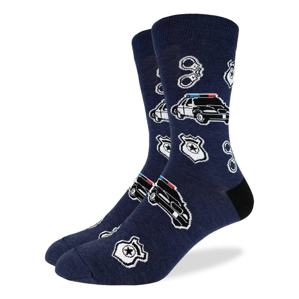Men's Big & Tall Police Socks – Good Luck Sock