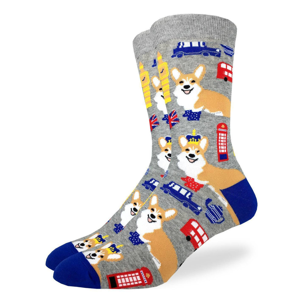 Men's Corgis in London Socks – Good Luck Sock