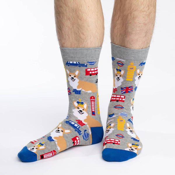 Men's Corgis in London Socks – Good Luck Sock