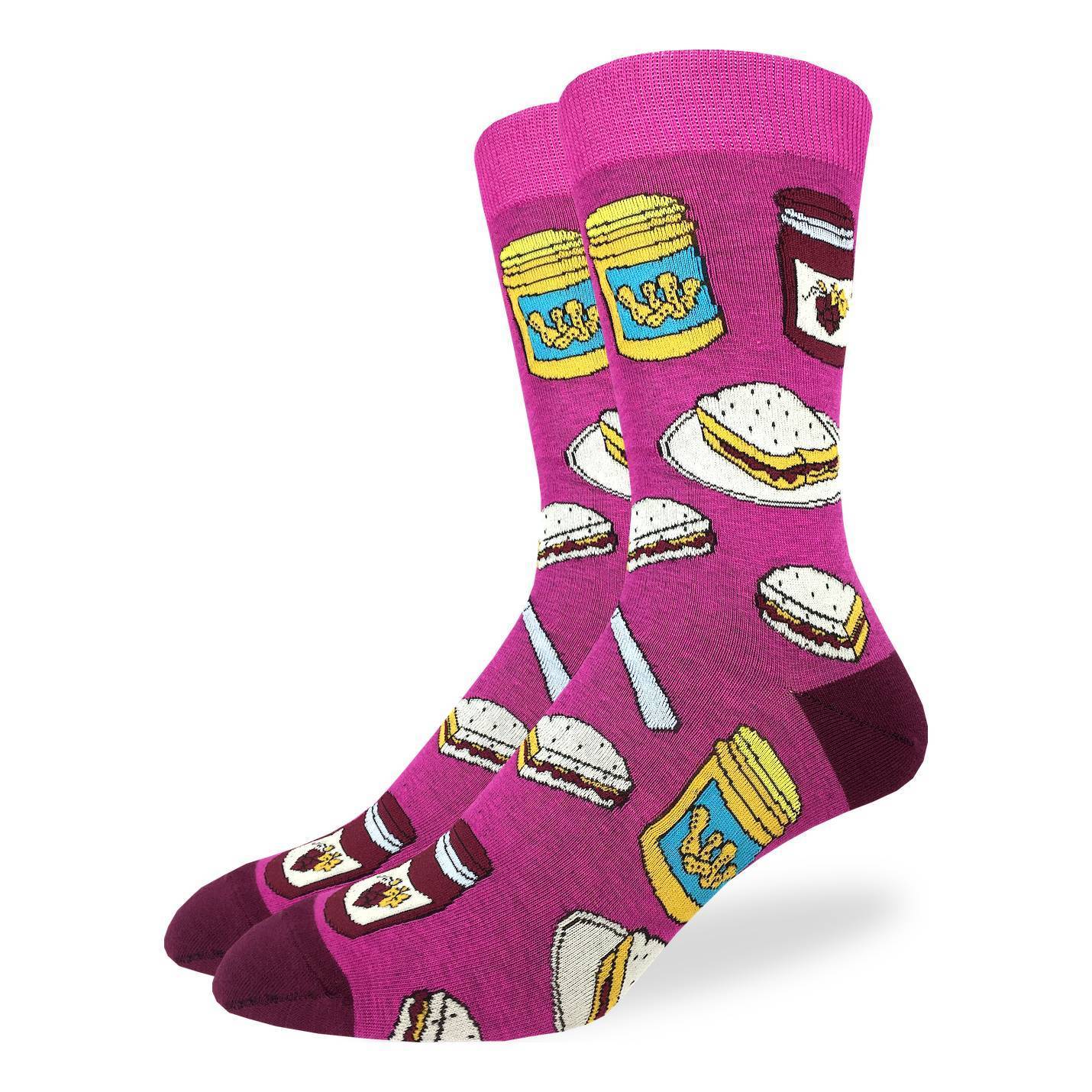 Men's Peanut Butter & Jam Socks – Good Luck Sock