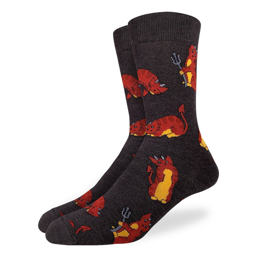 Men's Devil Kitties Socks – Good Luck Sock