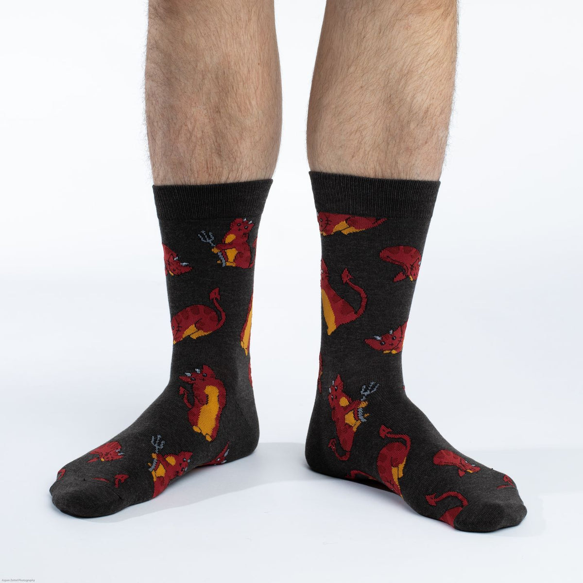 Men's Devil Kitties Socks – Good Luck Sock