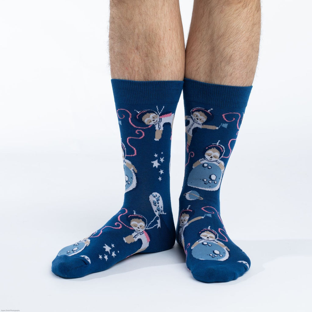 Men's Space Sloth Socks – Good Luck Sock