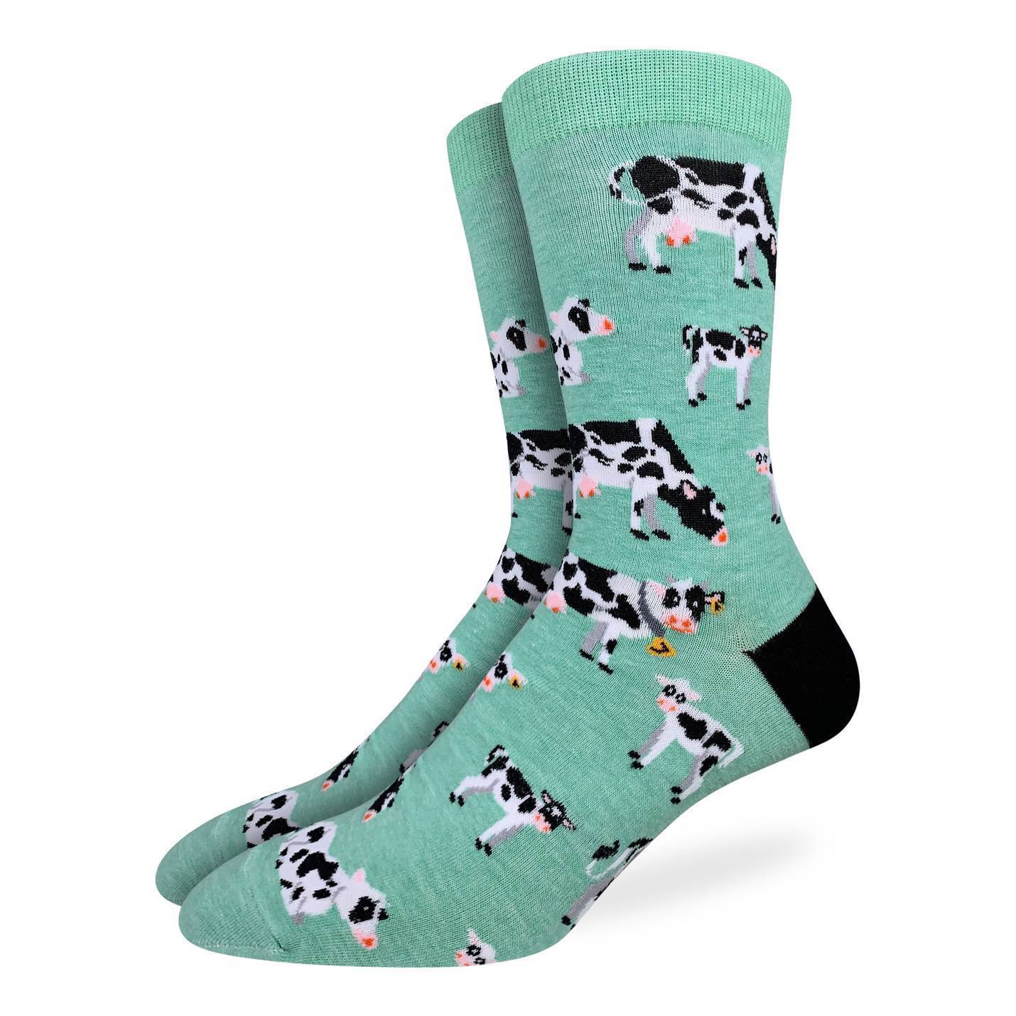 Men's Cows in a Field Socks – Good Luck Sock