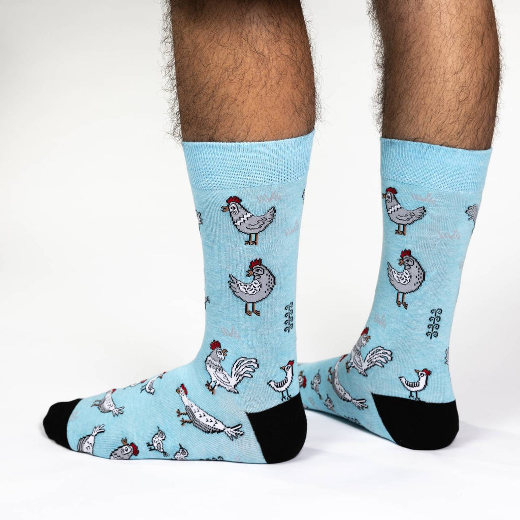 Men's King Size Chickens Socks – Good Luck Sock