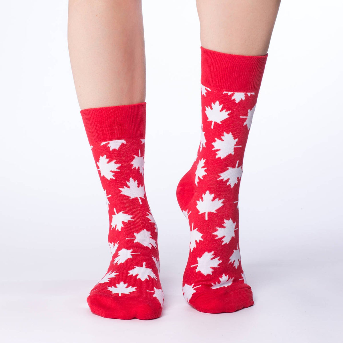 Women's Canada Maple Leaf Socks – Good Luck Sock