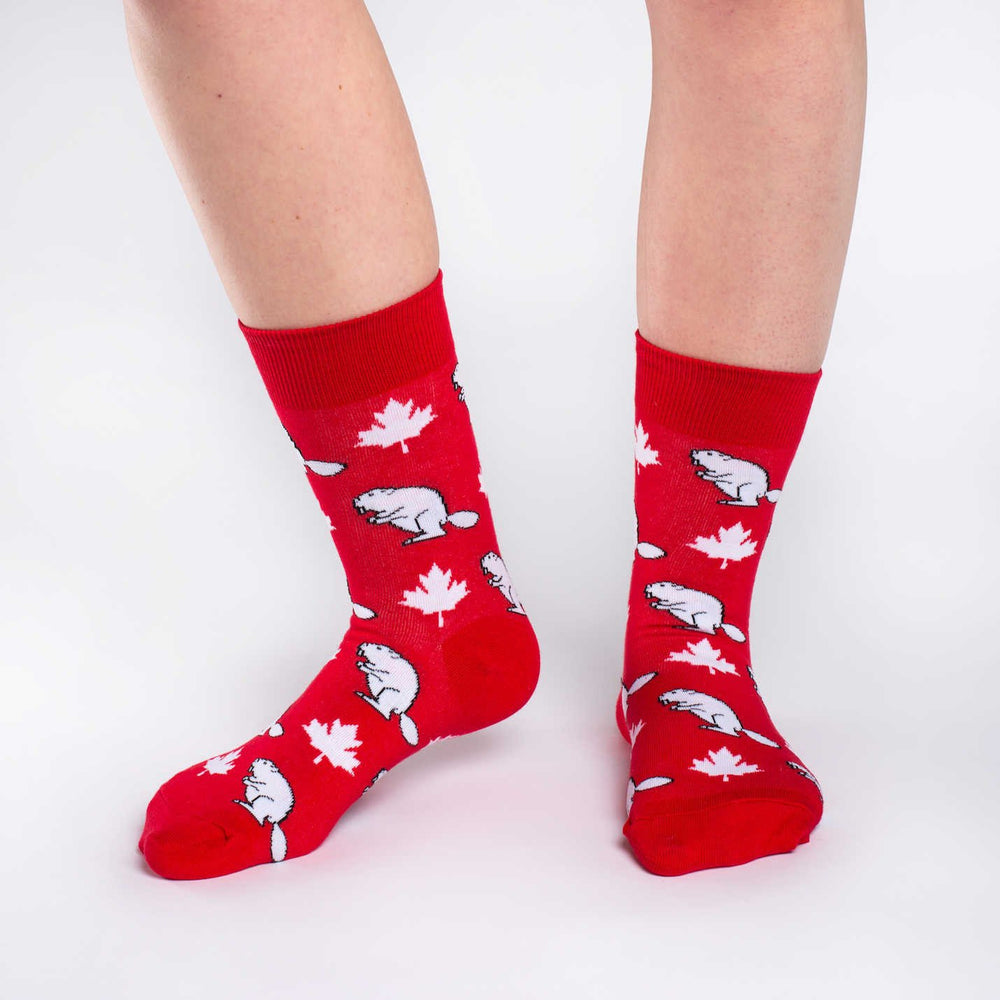 Women's Canada Beaver Socks – Good Luck Sock