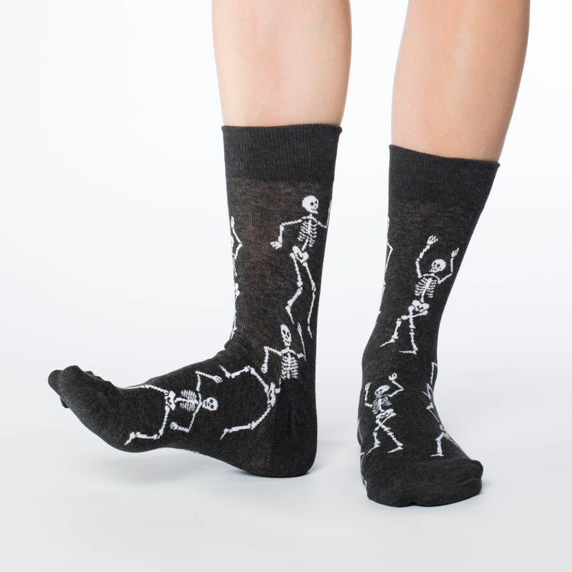 Women's Dancing Skeleton Halloween Socks – Good Luck Sock