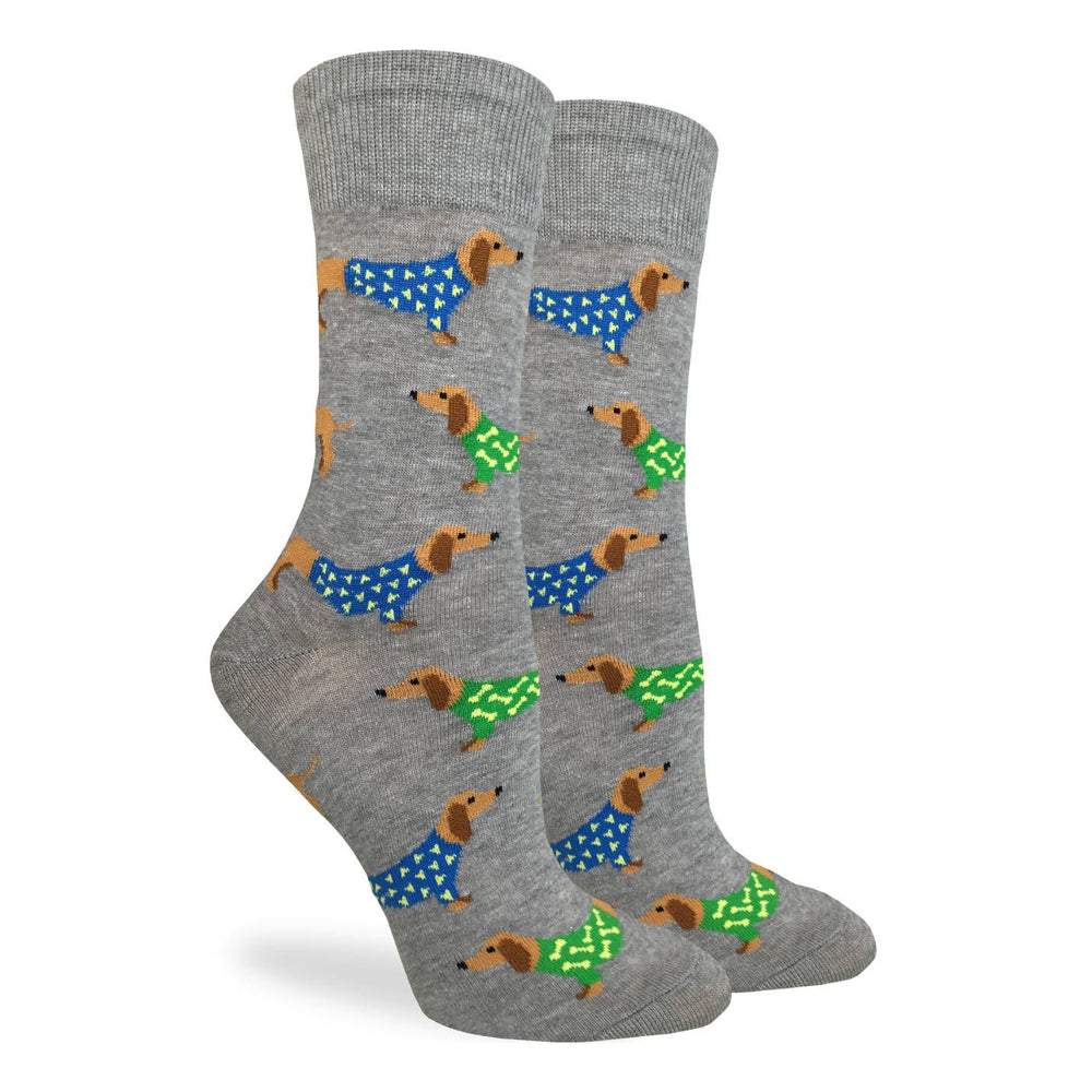 Women's Weiner Dogs Crew Socks – Good Luck Sock