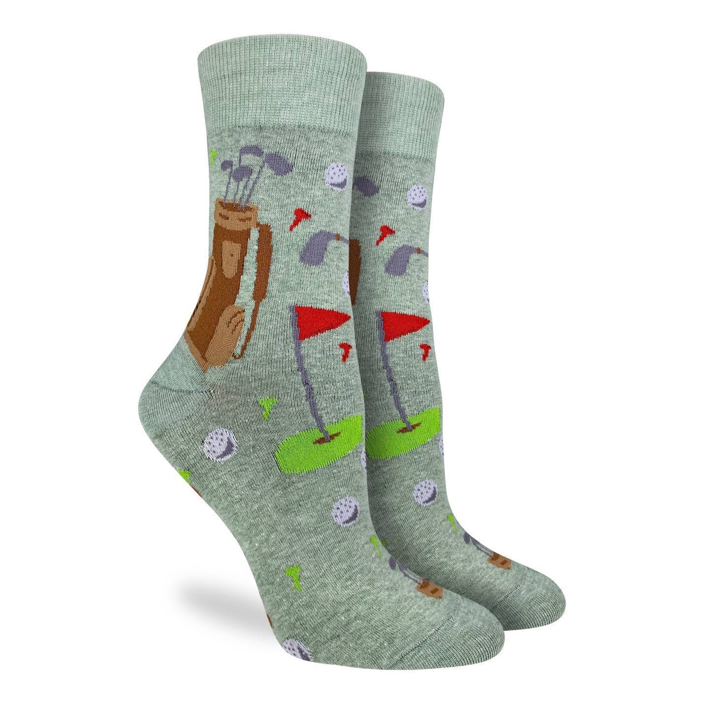 Women's Golf Green Socks – Good Luck Sock