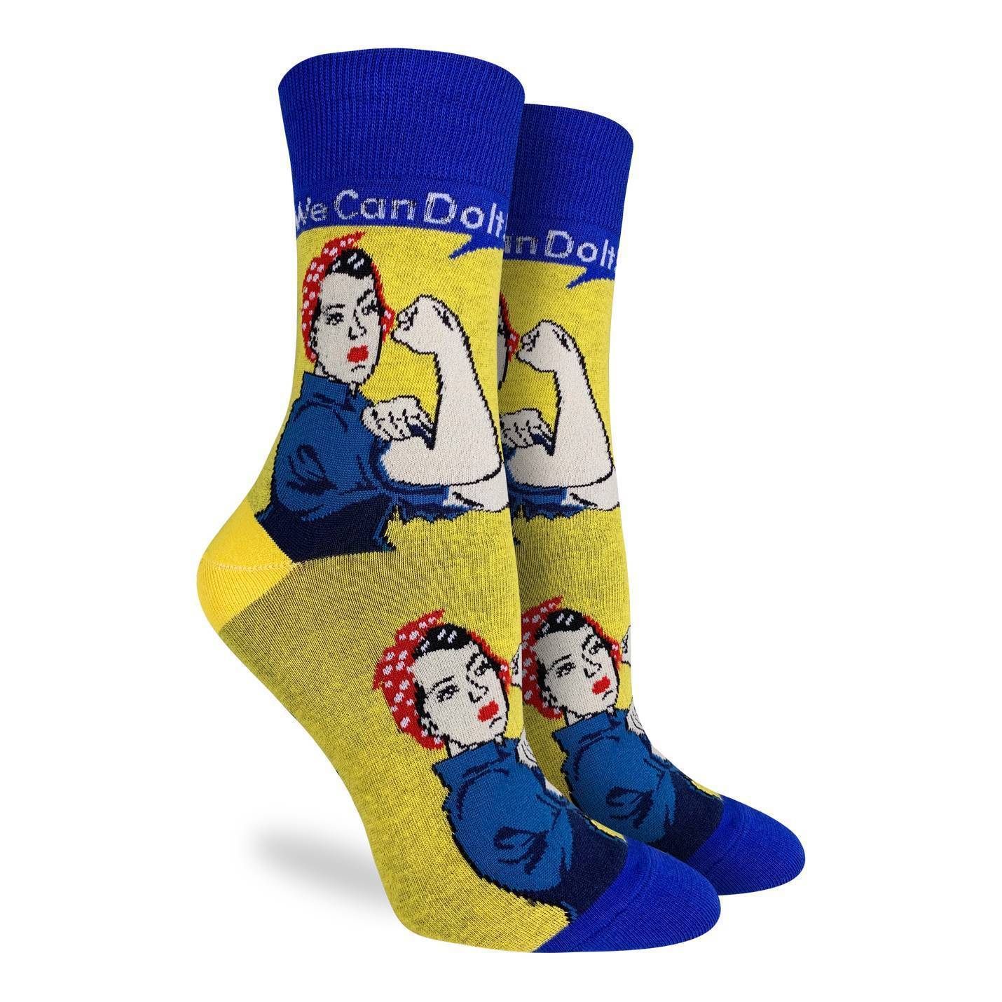 Women's Rosie the Riveter Socks – Good Luck Sock