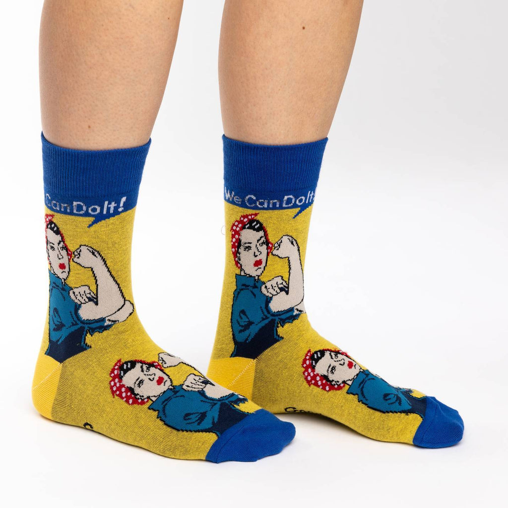 Women's Rosie the Riveter Socks – Good Luck Sock