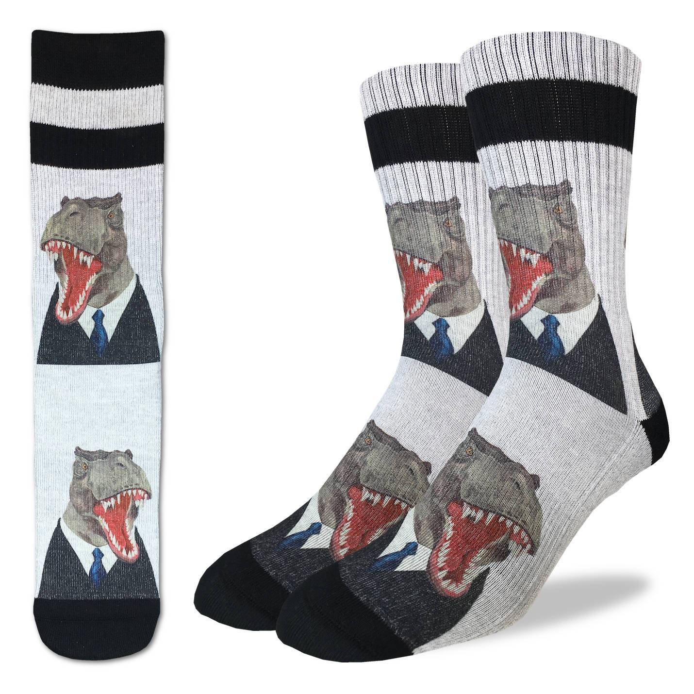 Men's Mr. T-Rex Socks – Good Luck Sock