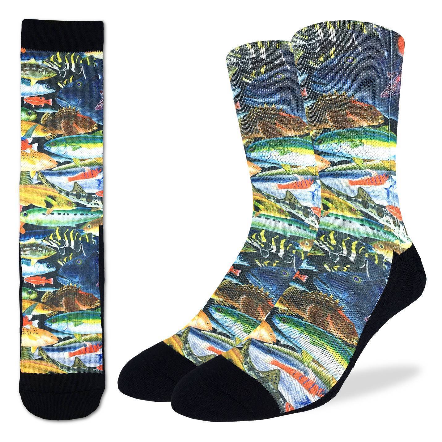 Men's School of Fish Socks – Good Luck Sock