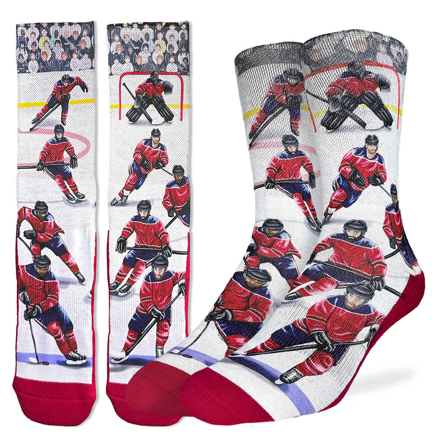 Men's Ice Hockey Players, Red Socks – Good Luck Sock