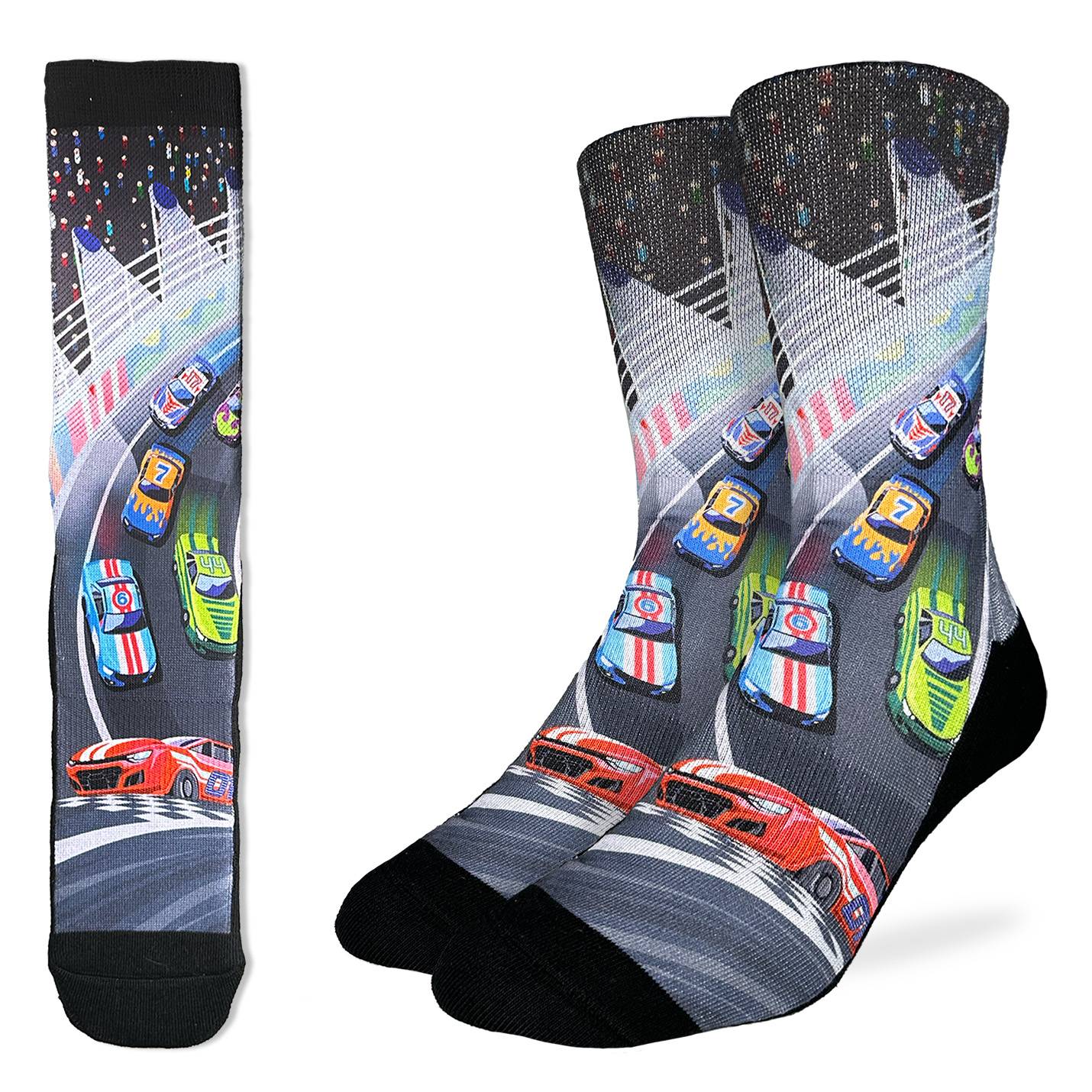 Men's Stock Car Auto Racing Socks – Good Luck Sock
