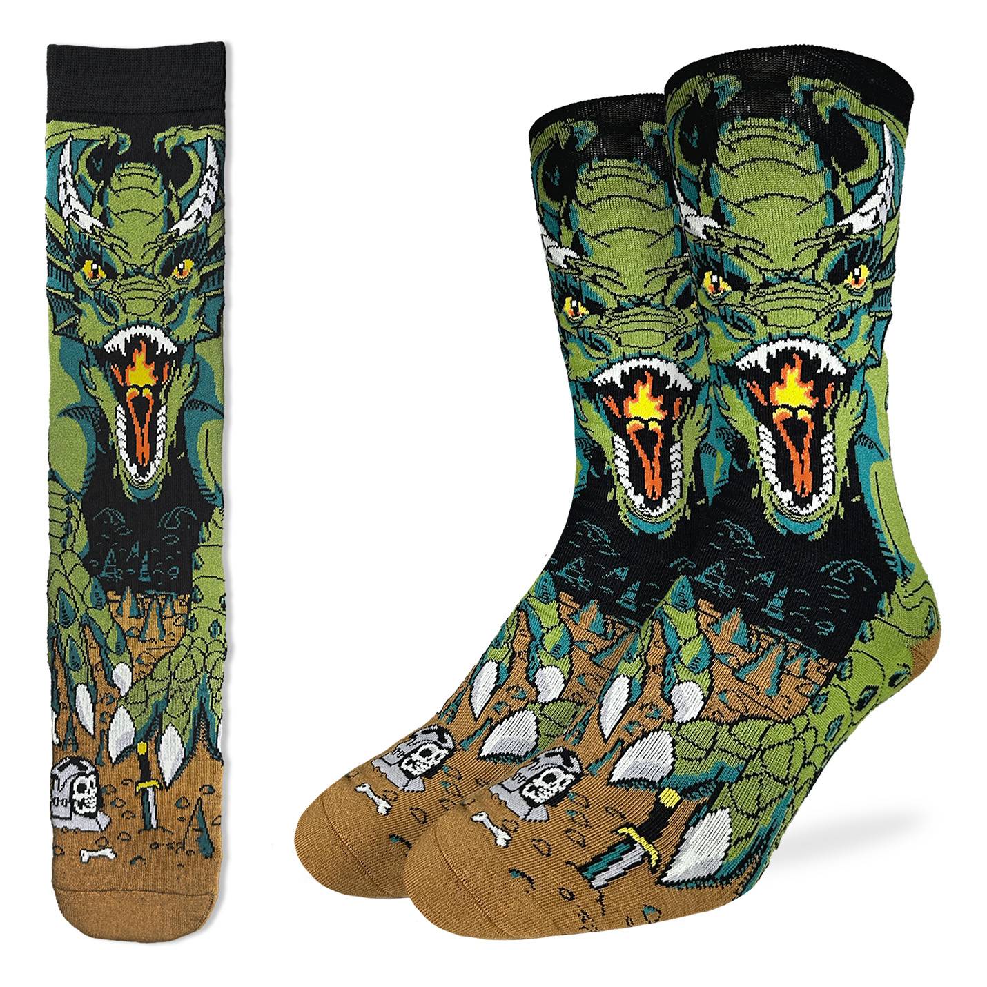 Men's Evil Dragon Halloween Socks – Good Luck Sock
