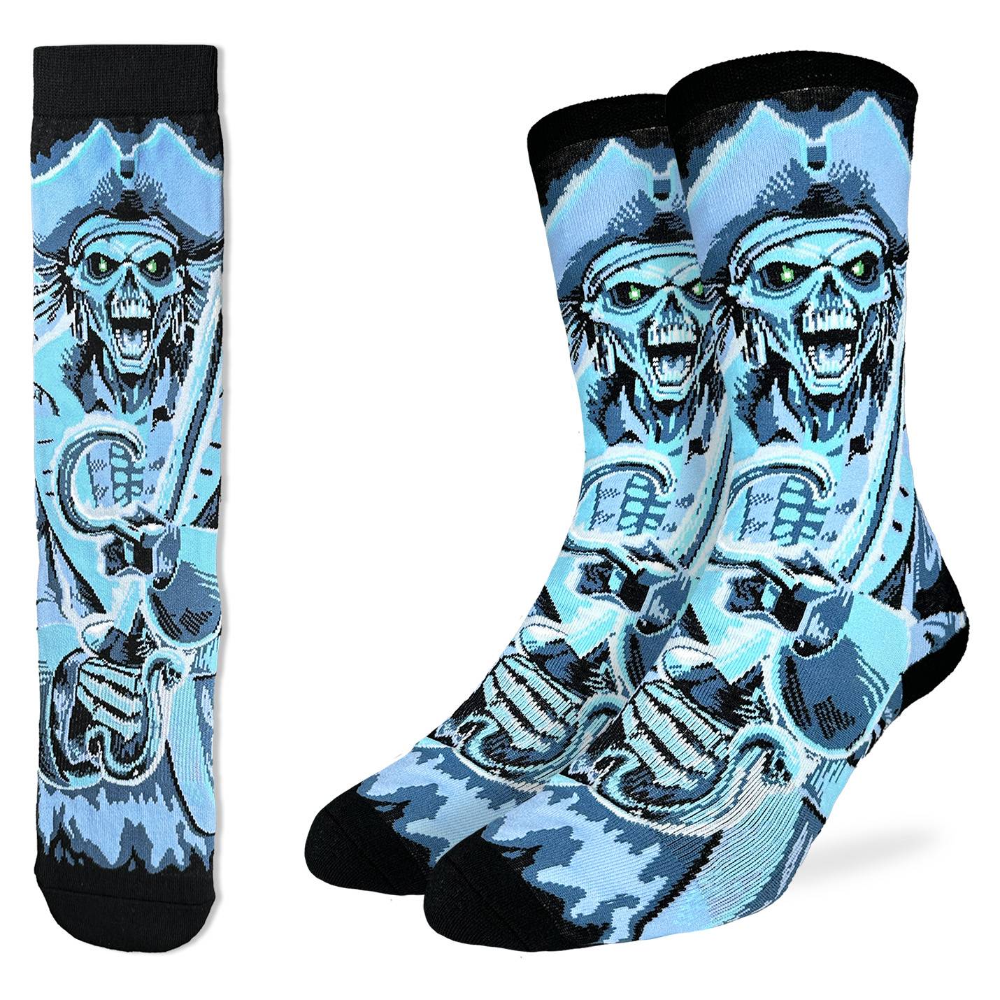Men's Evil Ghost Pirate Halloween Socks – Good Luck Sock